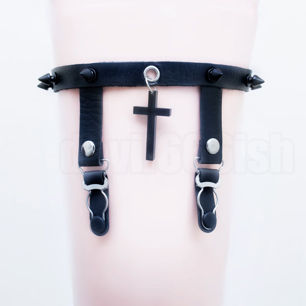 Dark cross garter – DEVILISH