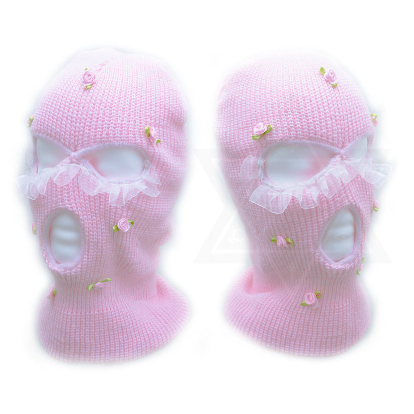 Pink wonderland beanie mask – DEVILISH